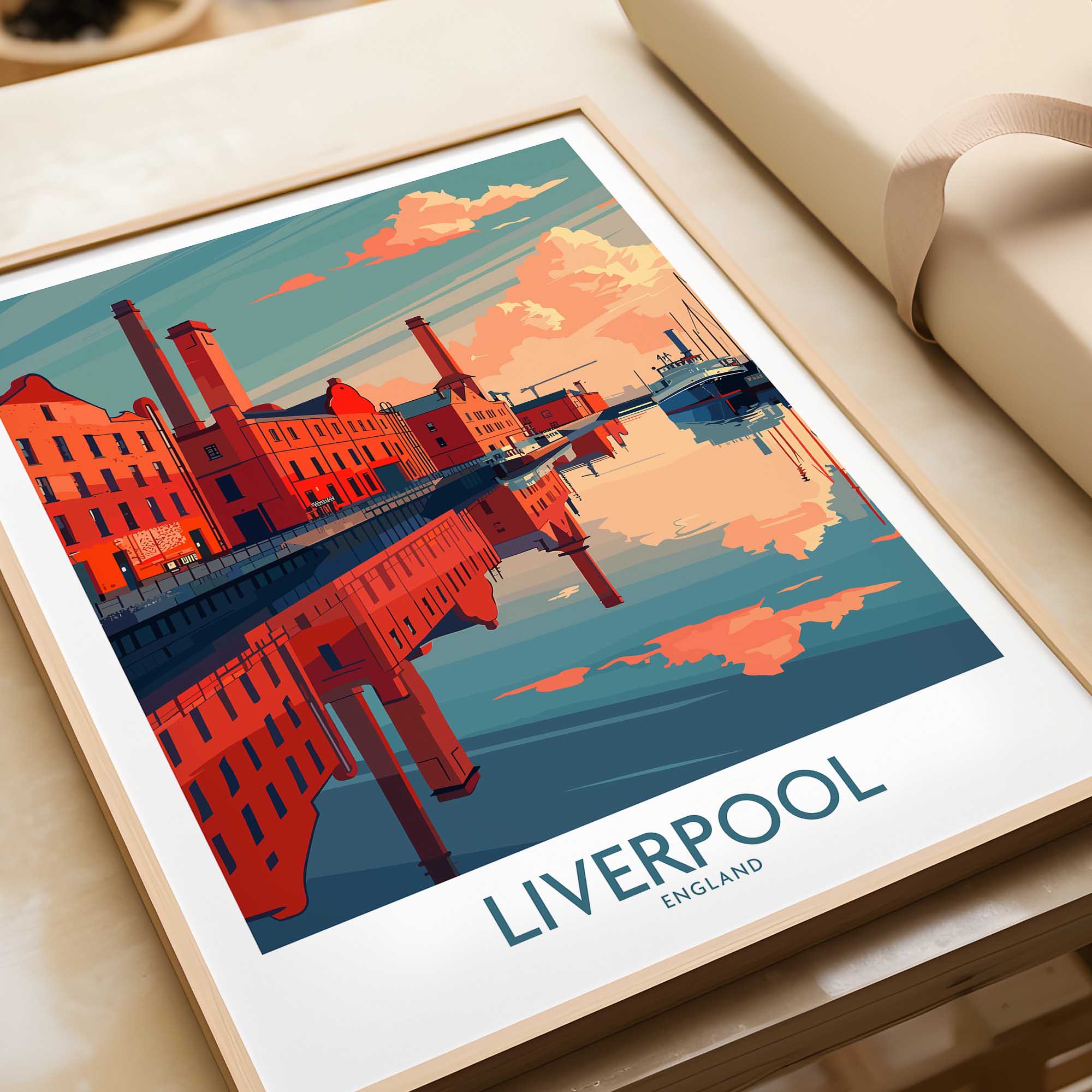 Liverpool Art Print - Iconic UK Travel Poster – This Art World