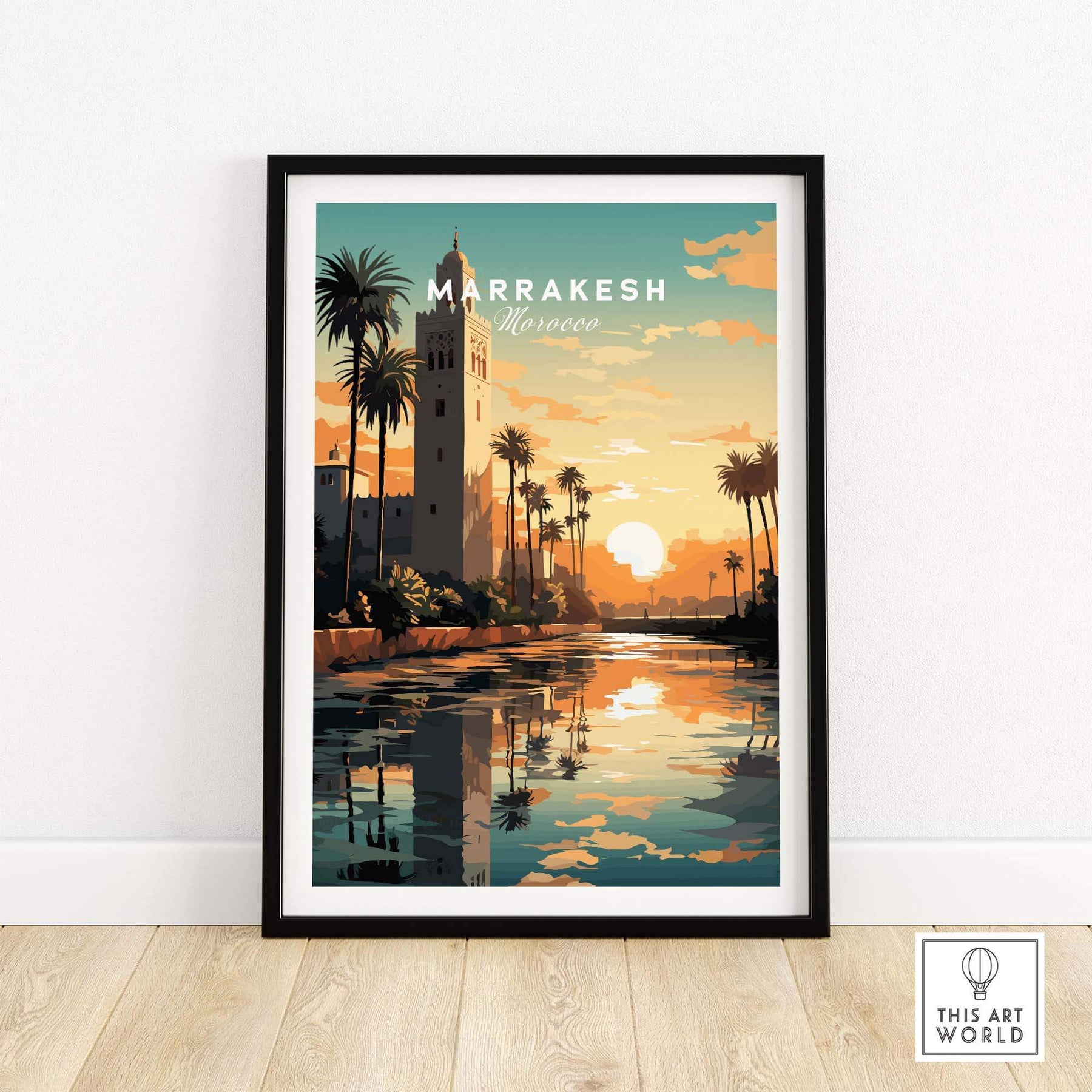 Stunning Marrakesh Poster for Exotic Home Decor