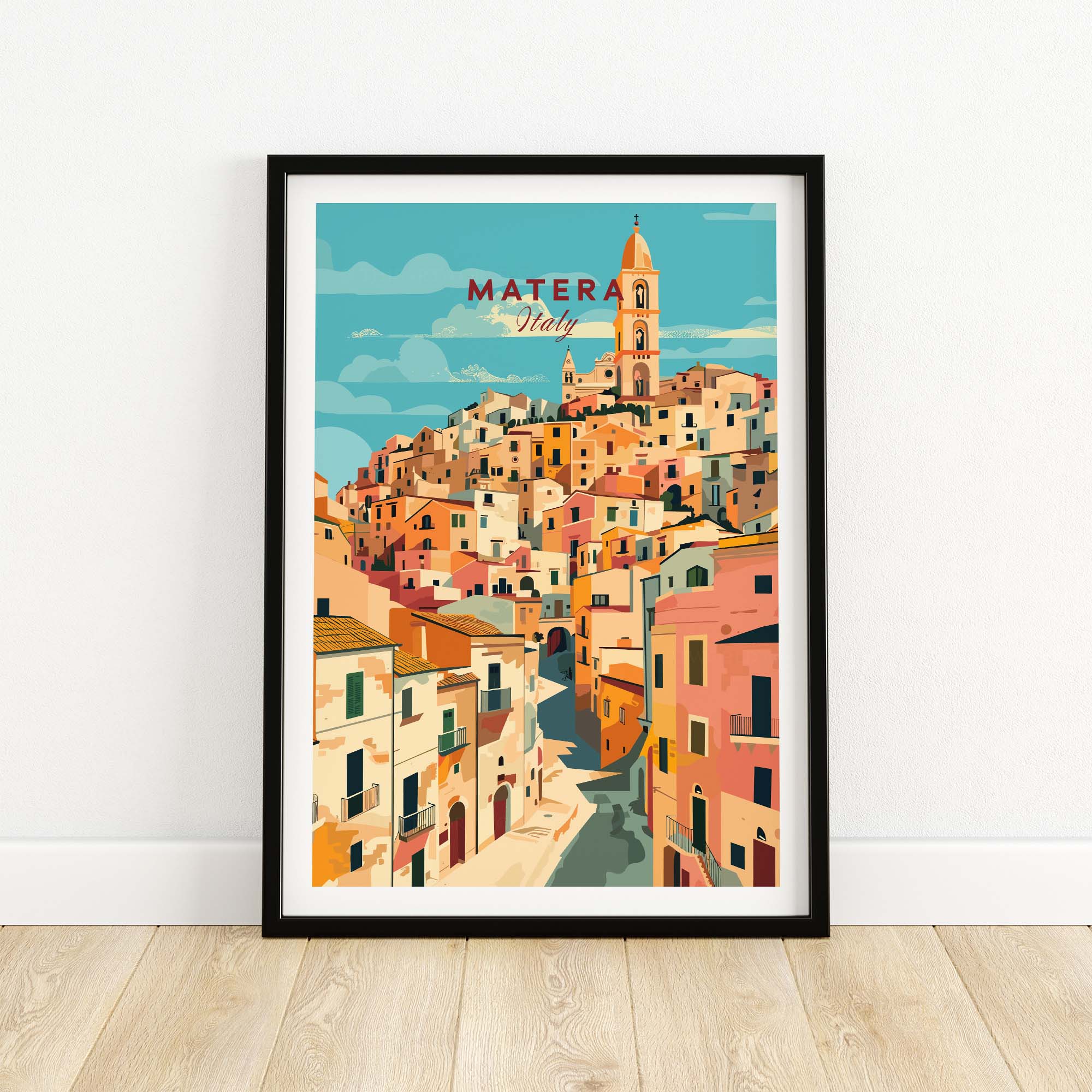 Matera Poster Italy - Timeless Italian Charm – This Art World