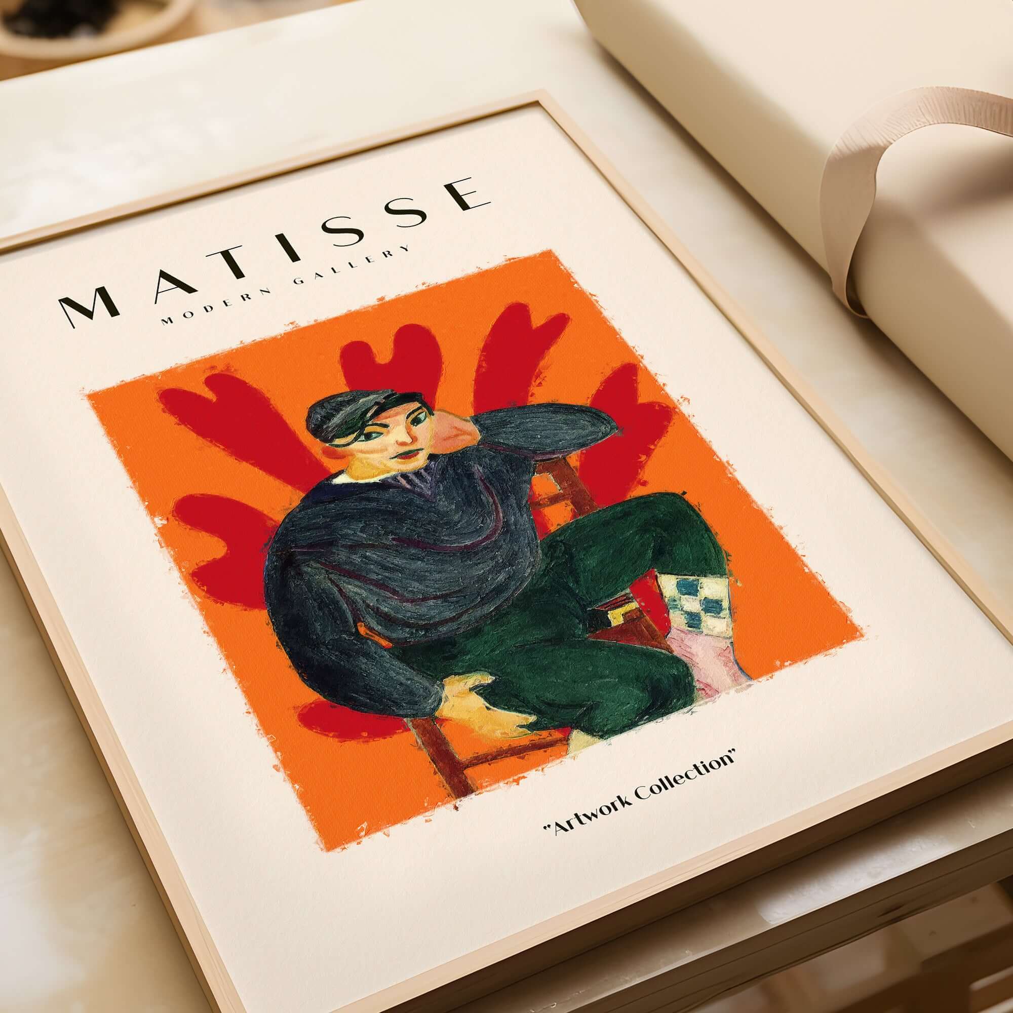 Matisse Art Prints - Seated Figure in Cap Poster