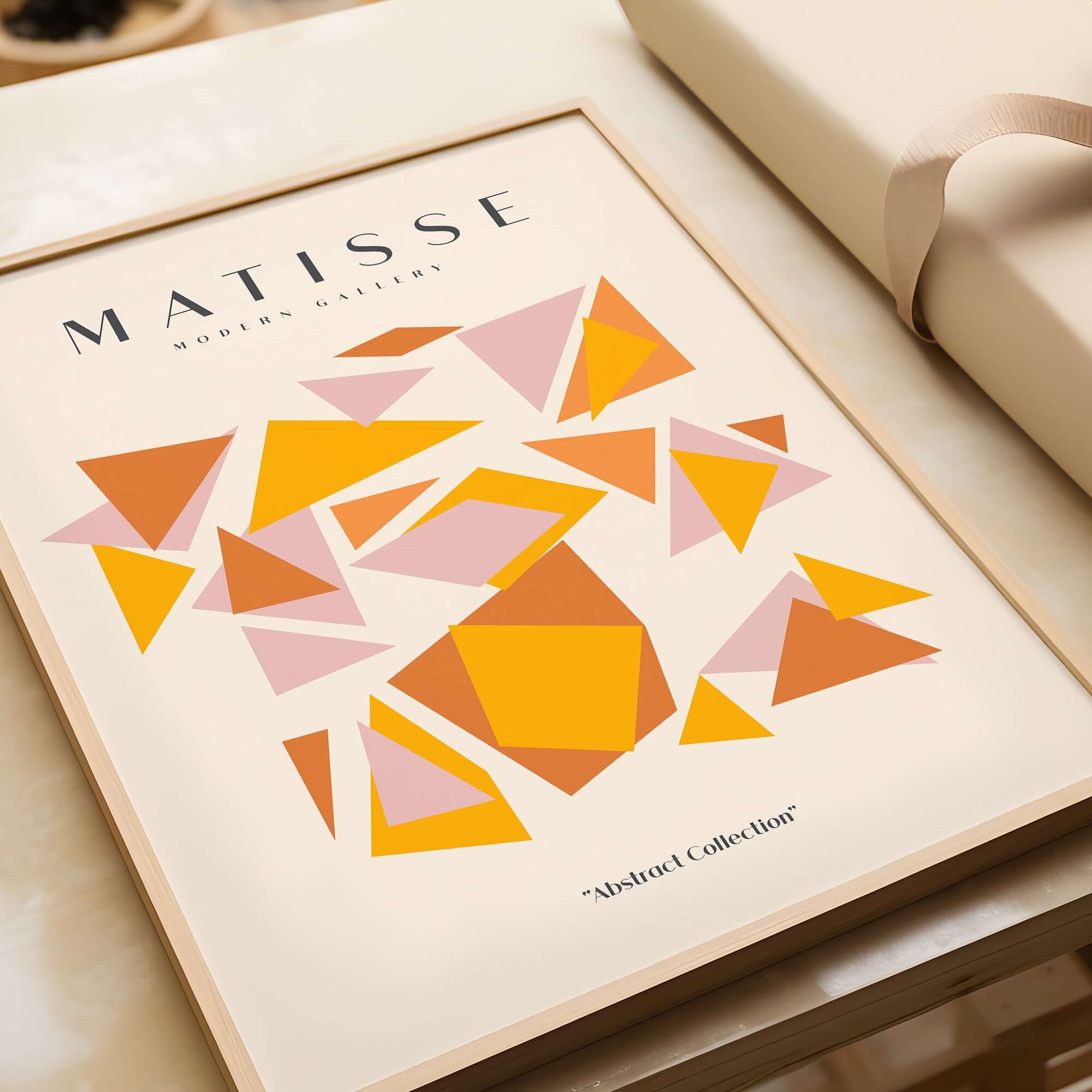 Matisse Art Prints - Warm Tone Geometric Poster