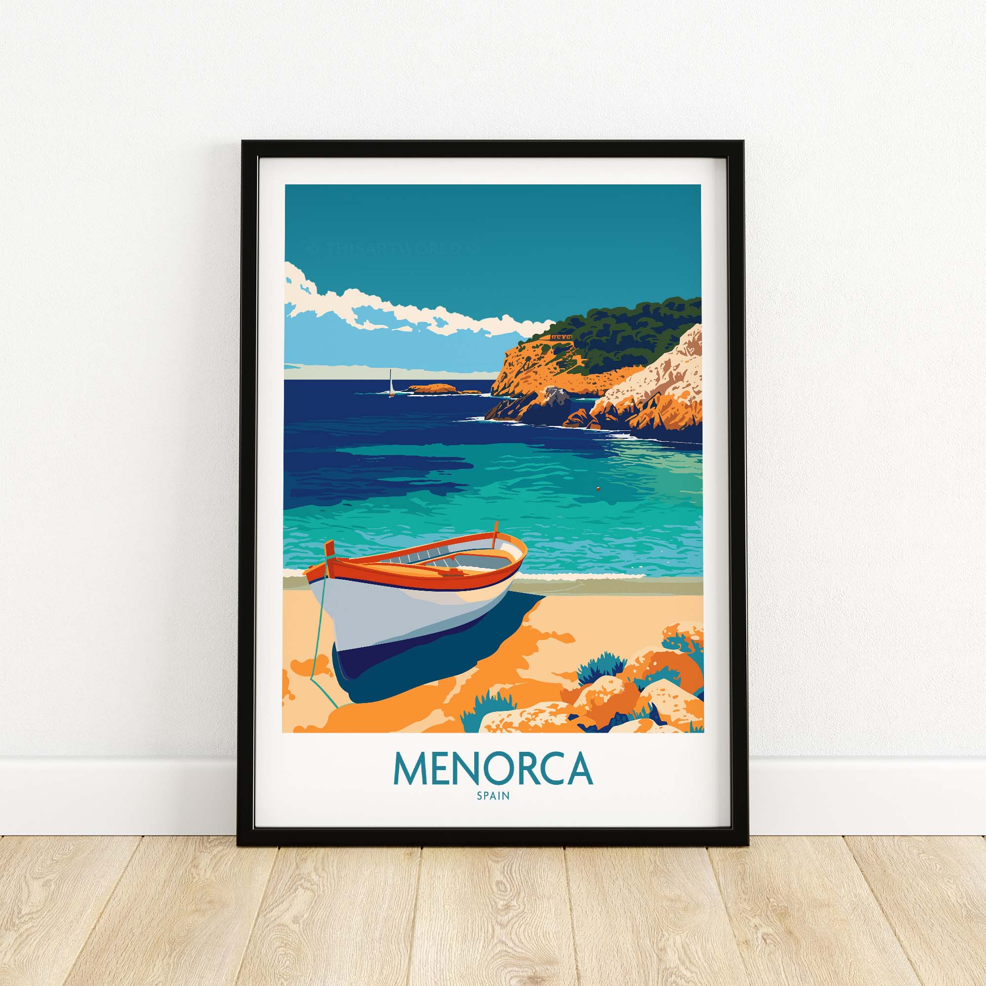 Stunning Menorca Travel Print - Spanish Island Poster – This Art World