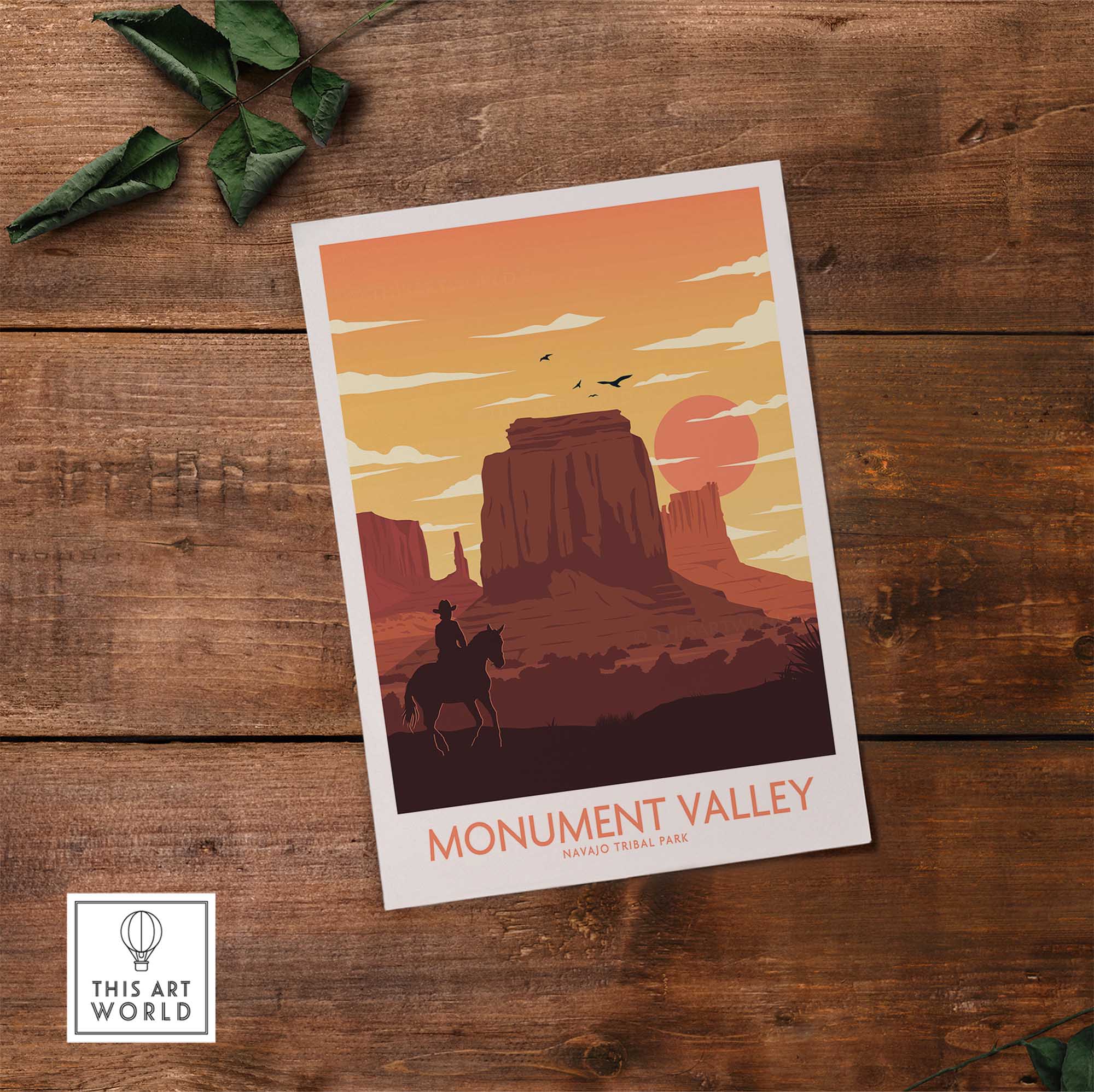 Monument Valley Poster - Navajo Tribal Park Art