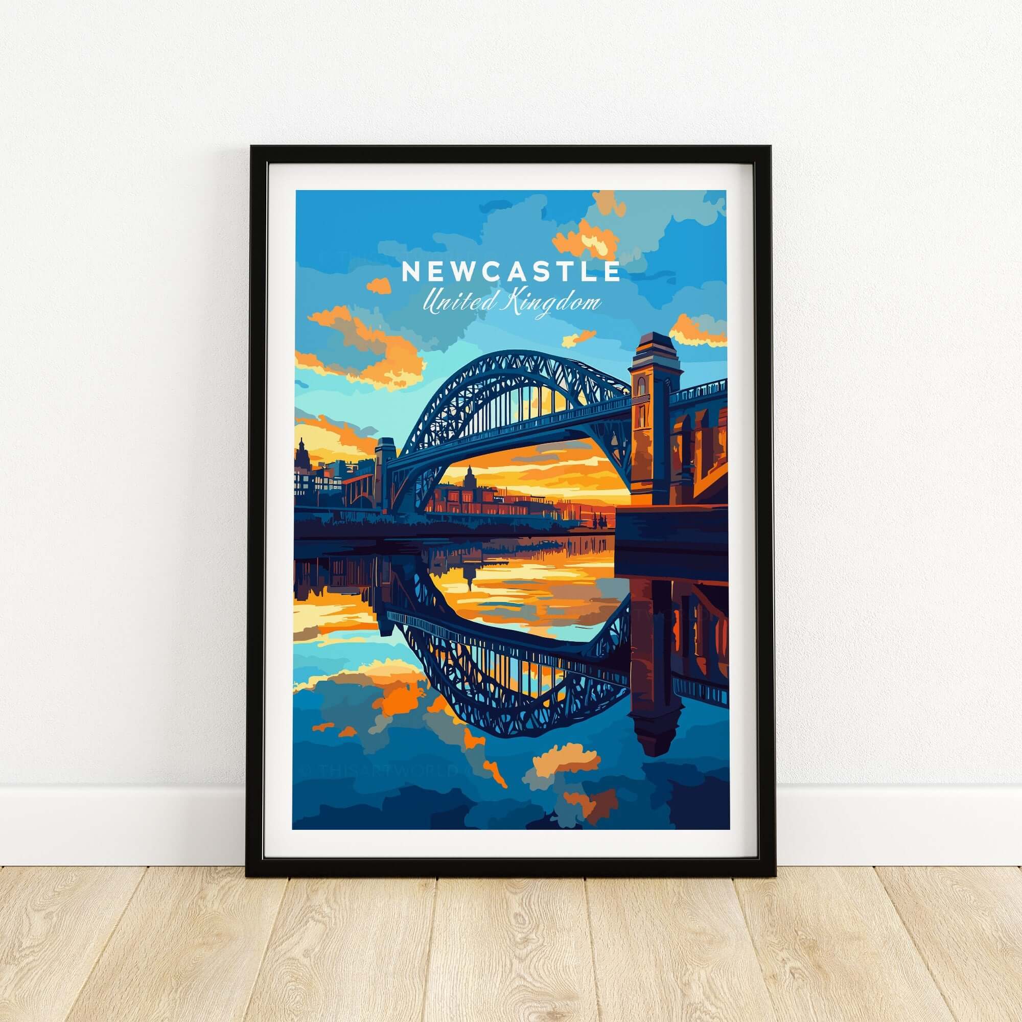 Newcastle Wall Art - Iconic Tyne Bridge Decor – This Art World