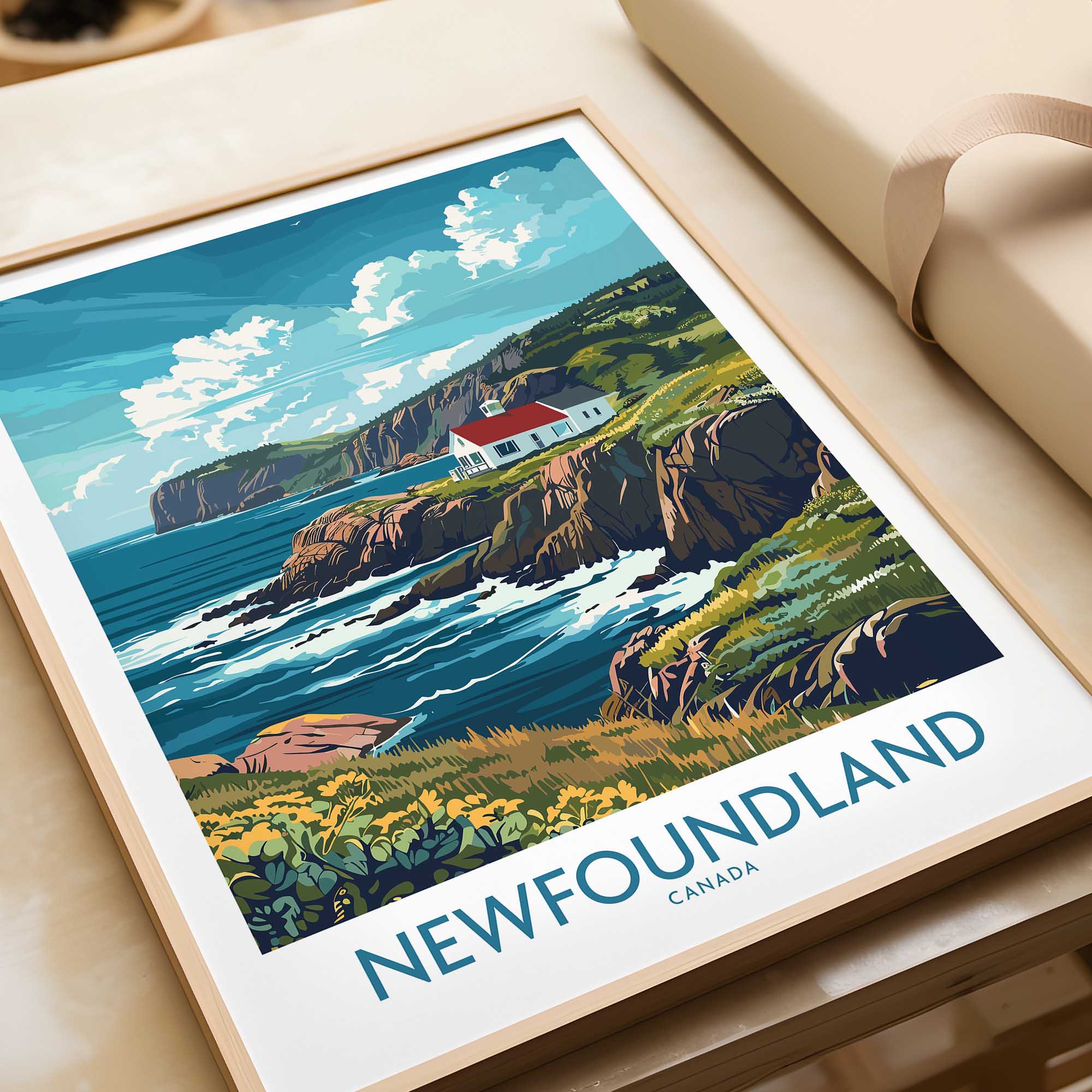Newfoundland Coastline Print - Stunning Wall Art – This Art World