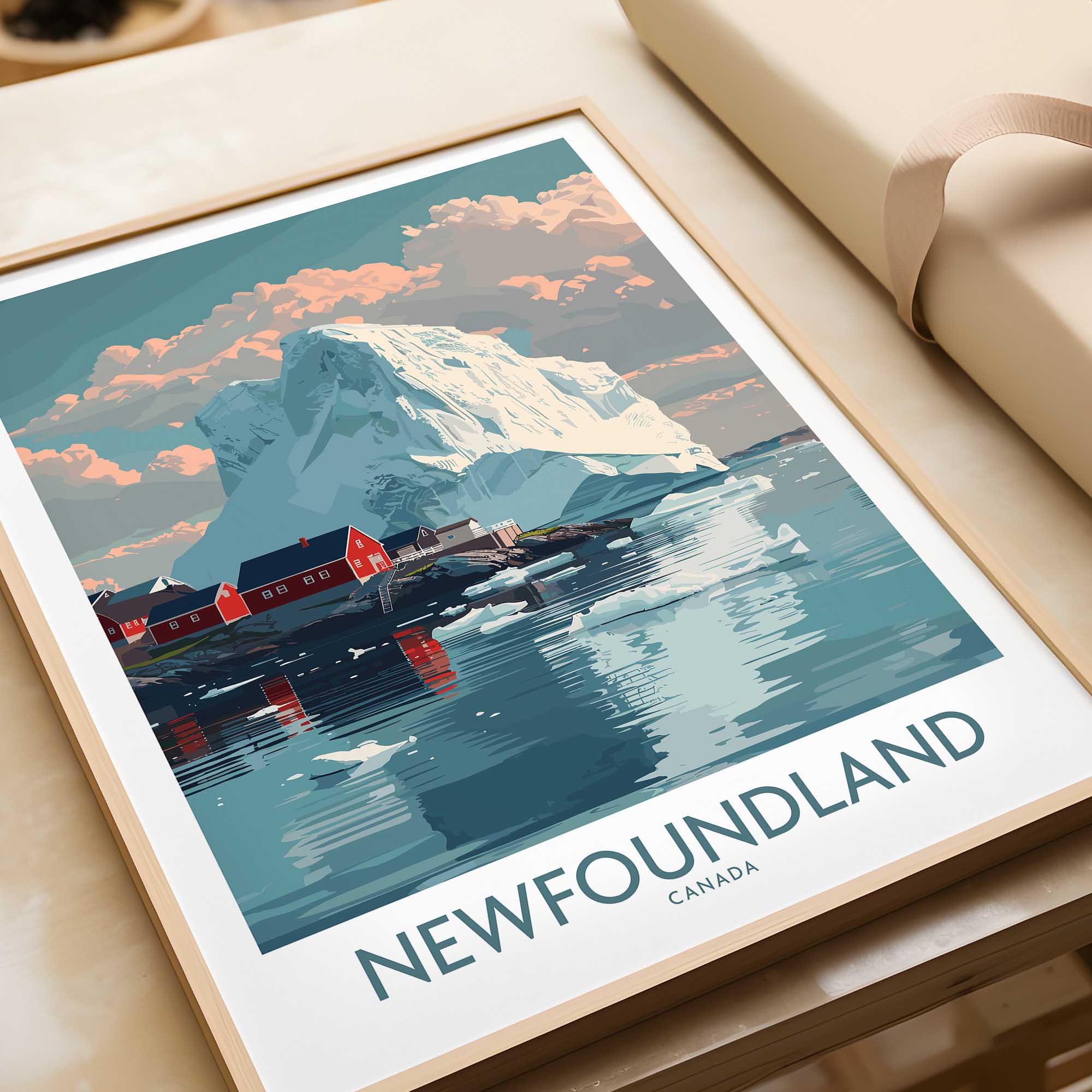 Newfoundland Print - Stunning Canadian Travel Poster – This Art World