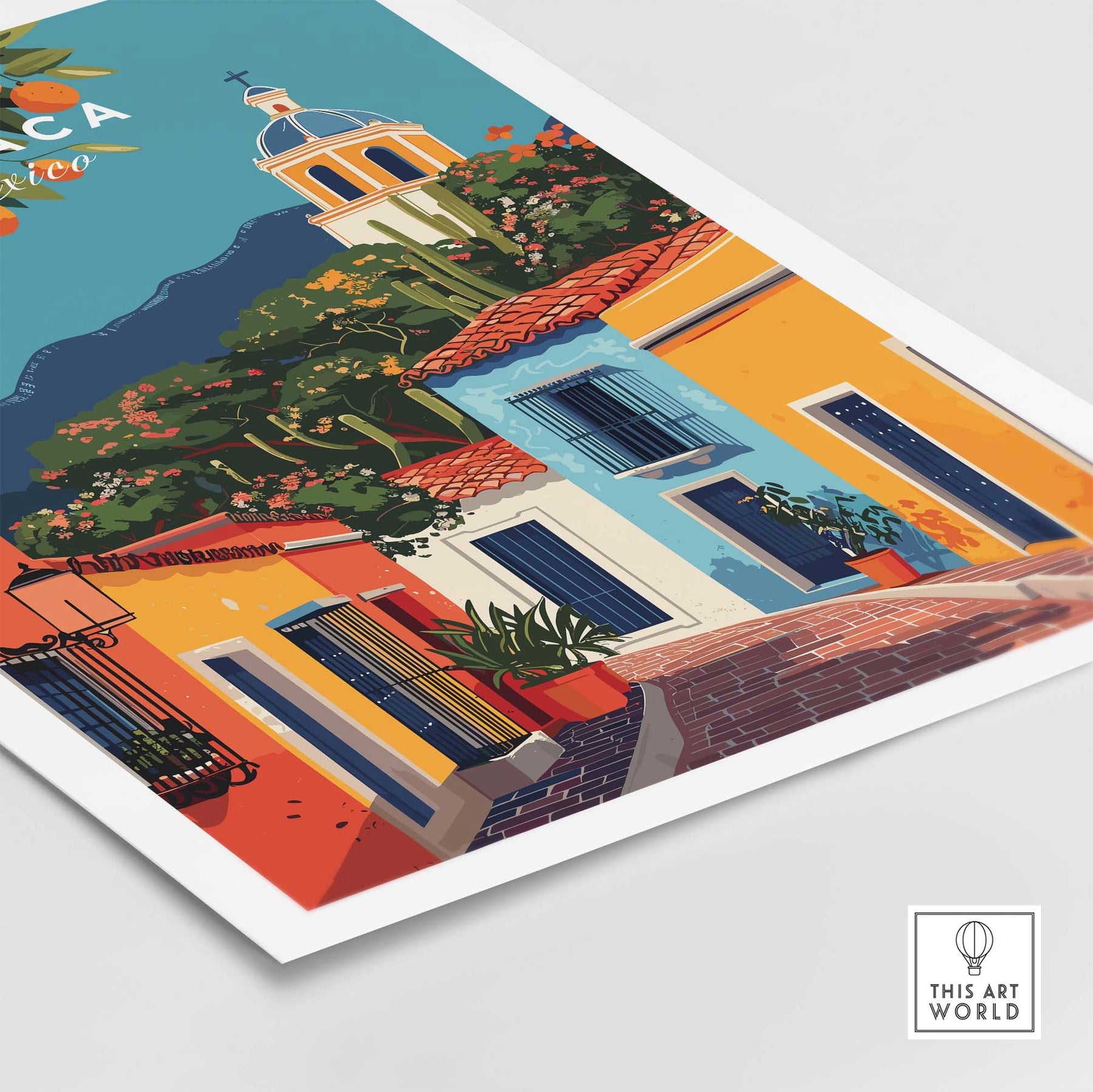 Vibrant Oaxaca Print - Mexican Culture Art – This Art World