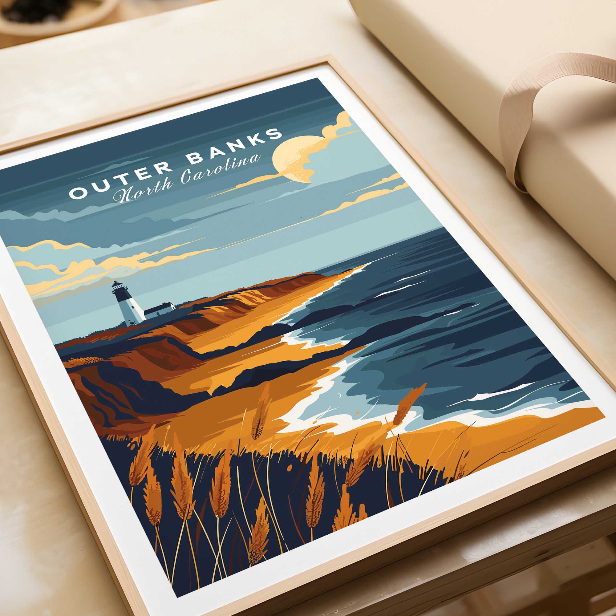 Outer Banks Poster - Stunning NC Coastal Decor