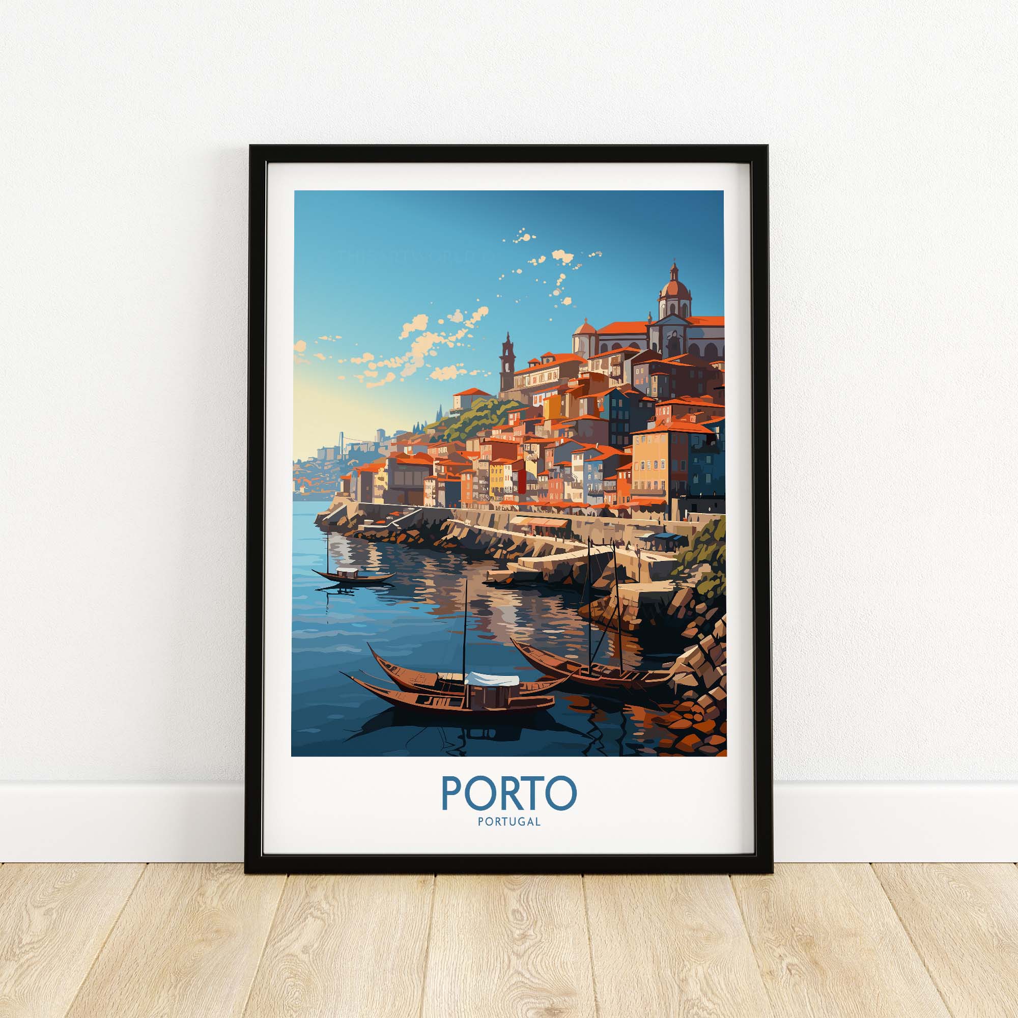Porto Wall Art Print - Vibrant Portugal Decor
