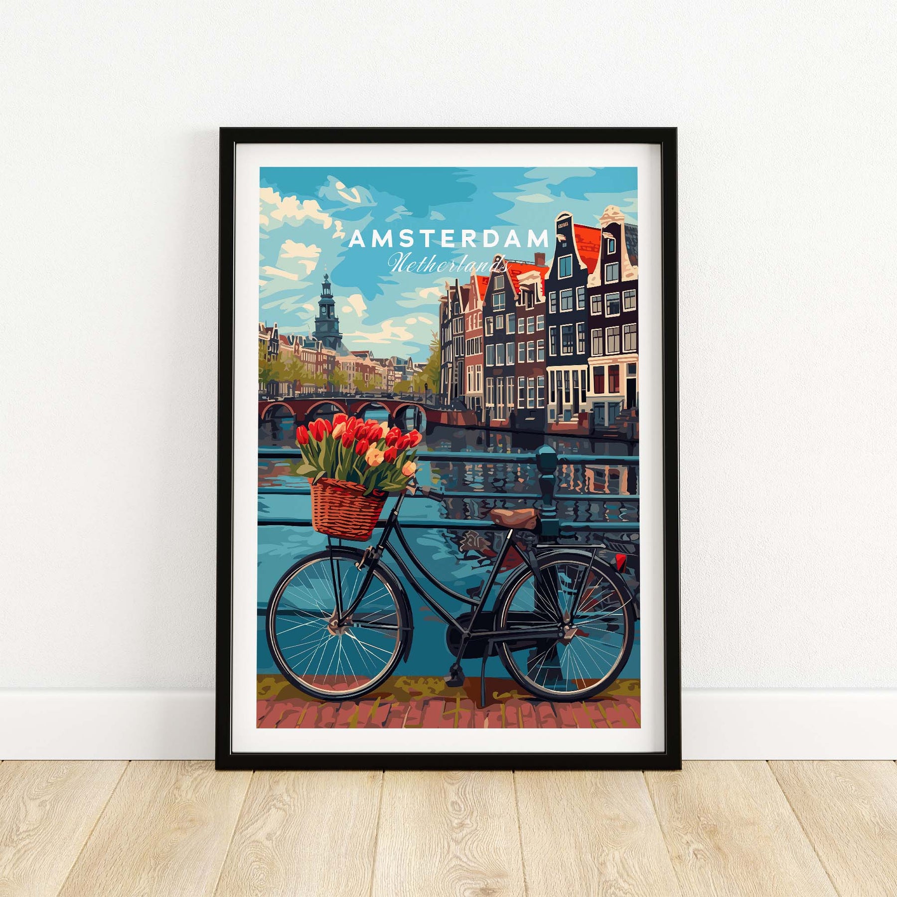 Stunning Amsterdam Poster - Vibrant Decor Print