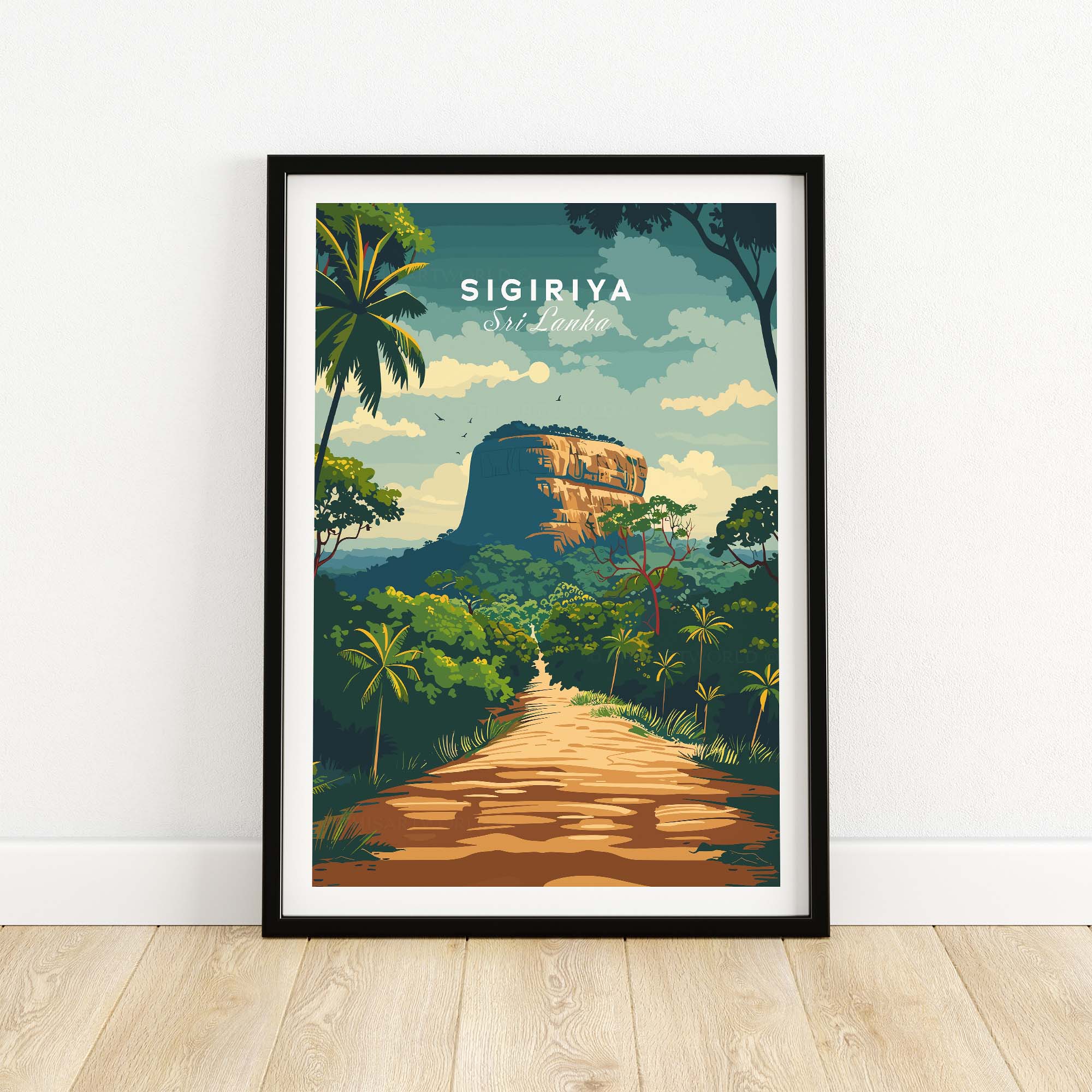 Sigiriya Poster Sri Lanka - Iconic Wall Art – This Art World