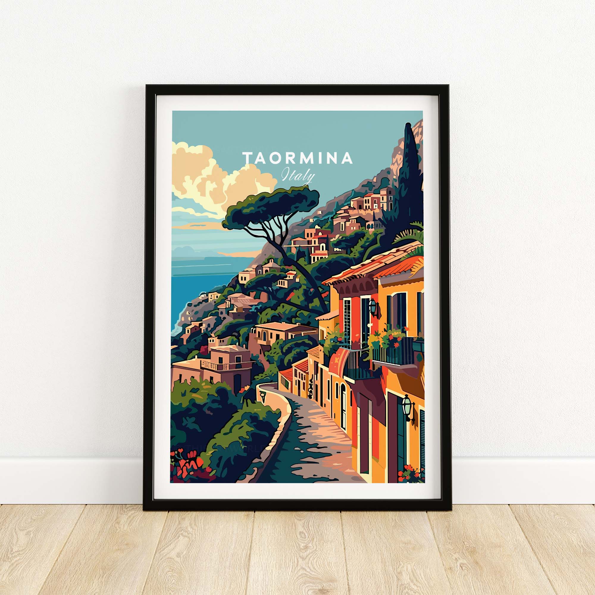 Taormina Travel Poster - Bring Italy Home – This Art World