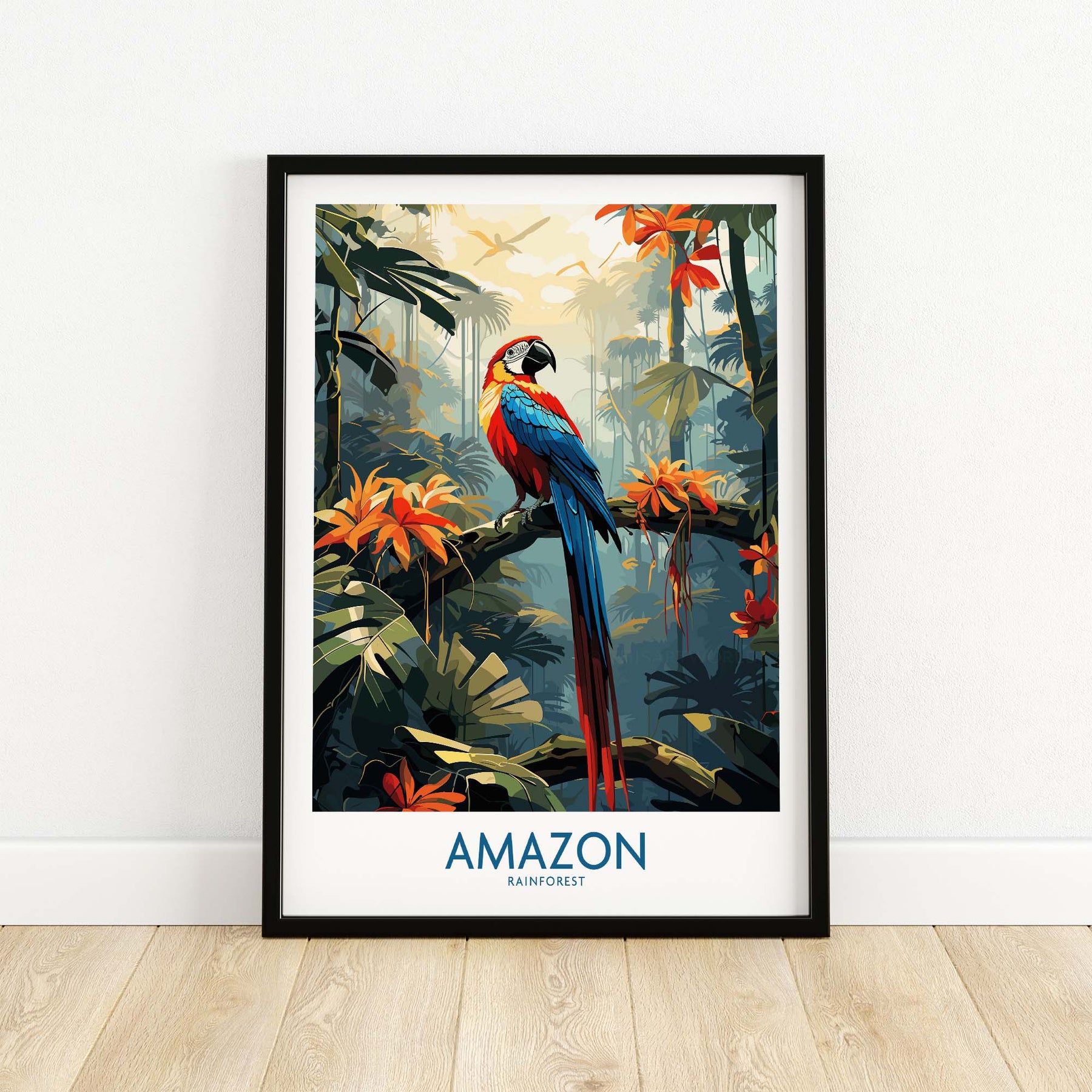 The Amazon Rainforest Poster - Vibrant Nature Print