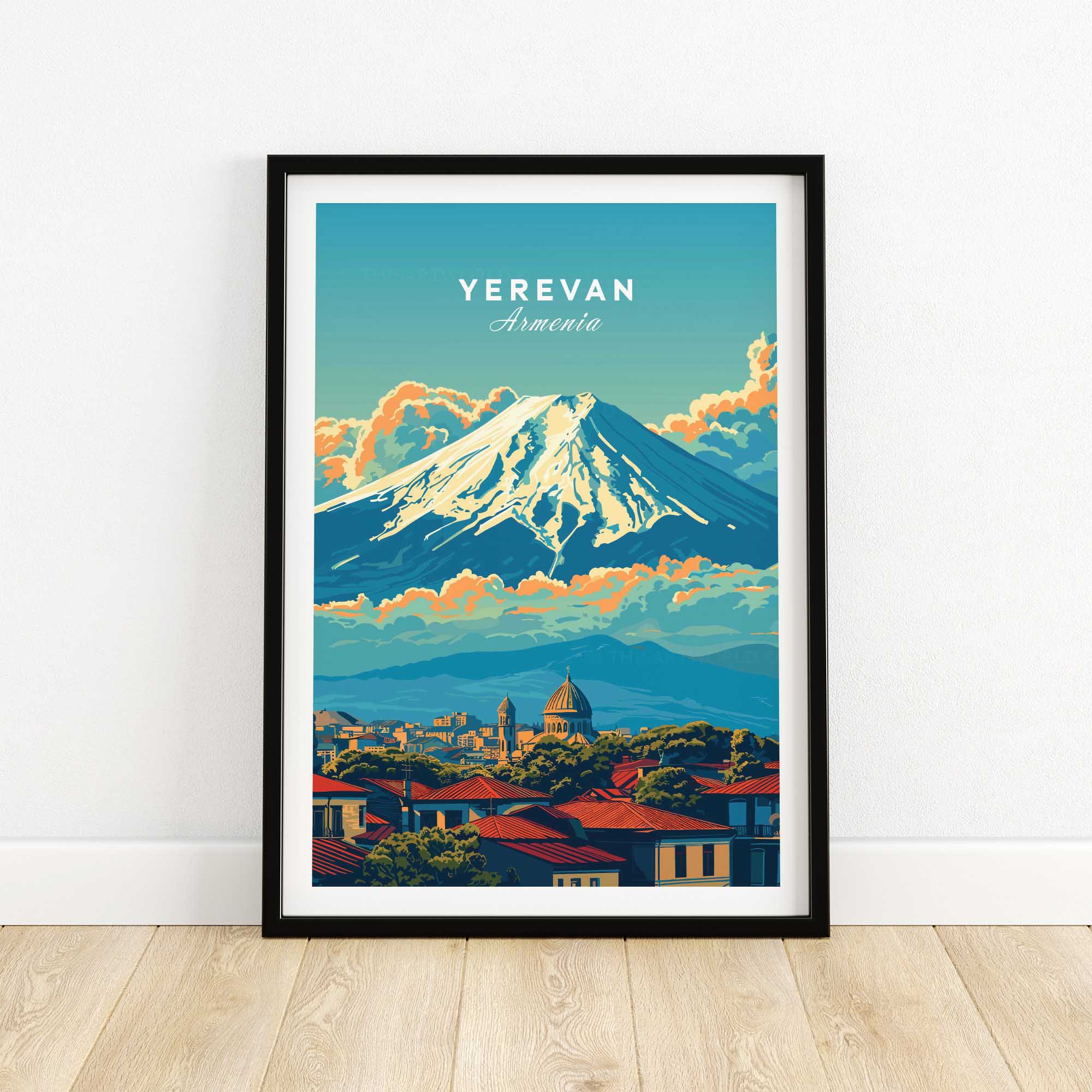 Yerevan Travel Poster - Capture Armenia's Beauty – This Art World