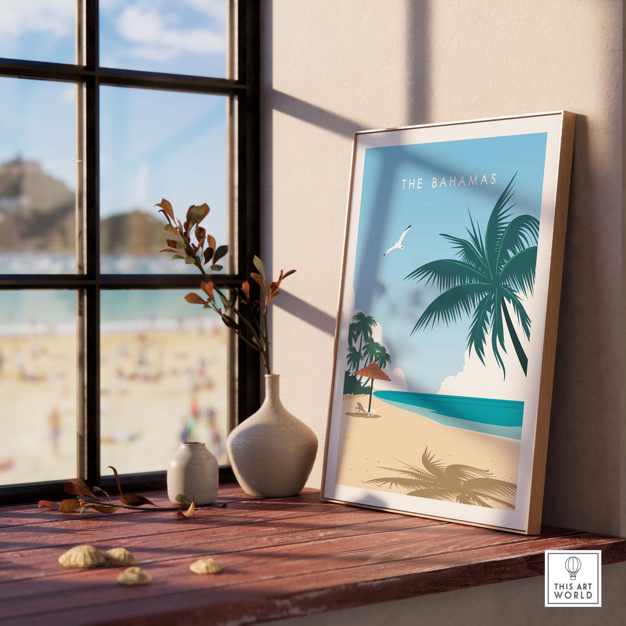 The Bahamas Travel Poster Print | Caribbean