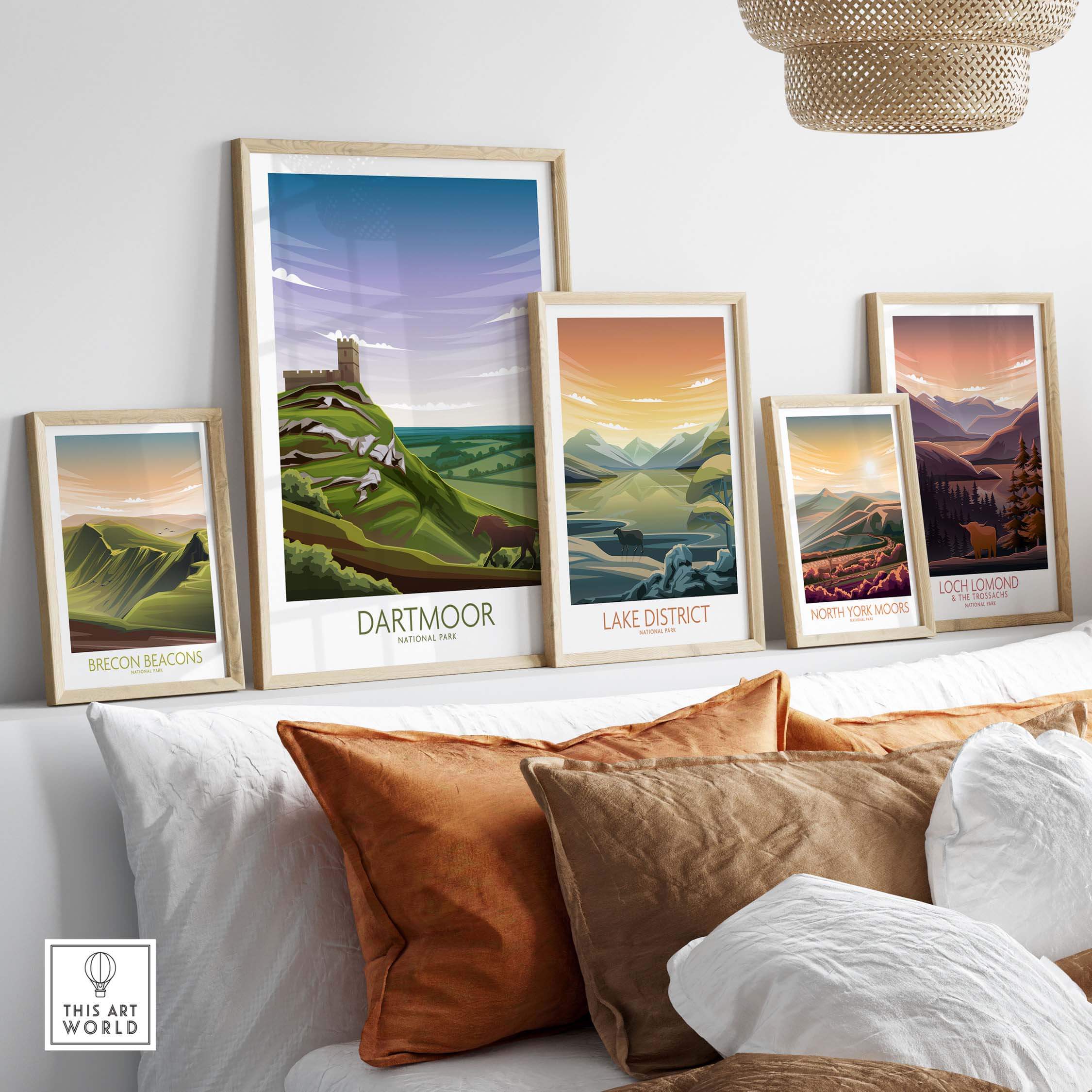 Dartmoor National Park Poster | Art Print | This Art World