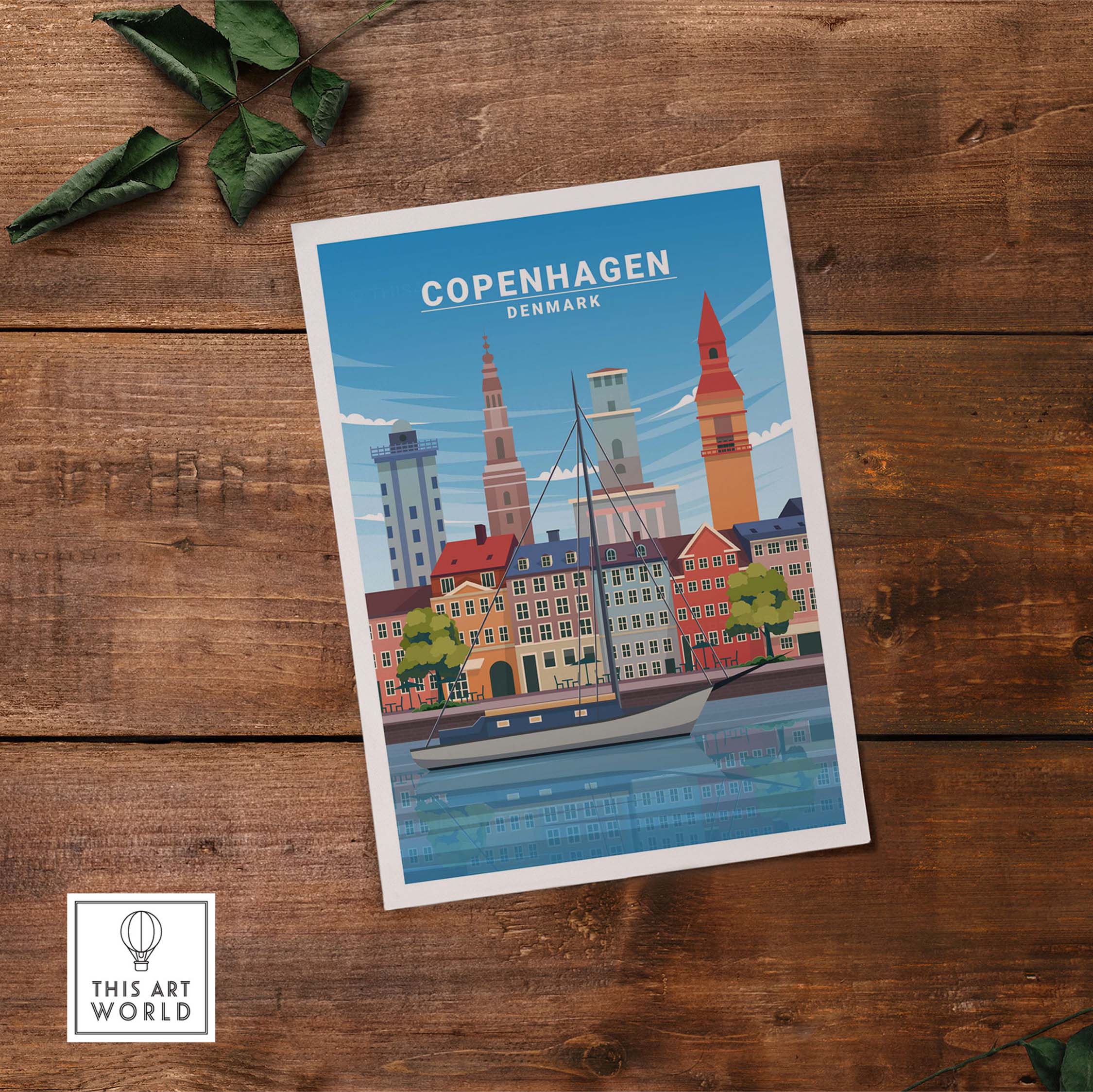 Copenhagen Print Wall Art | This Art World