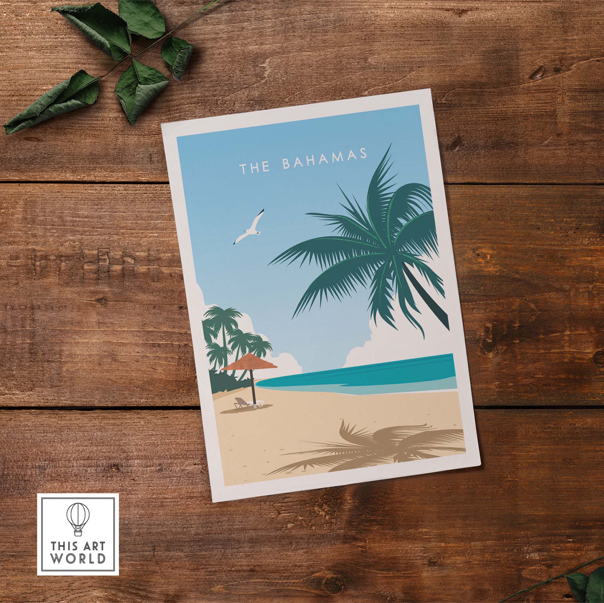 The Bahamas Travel Poster Print | Caribbean